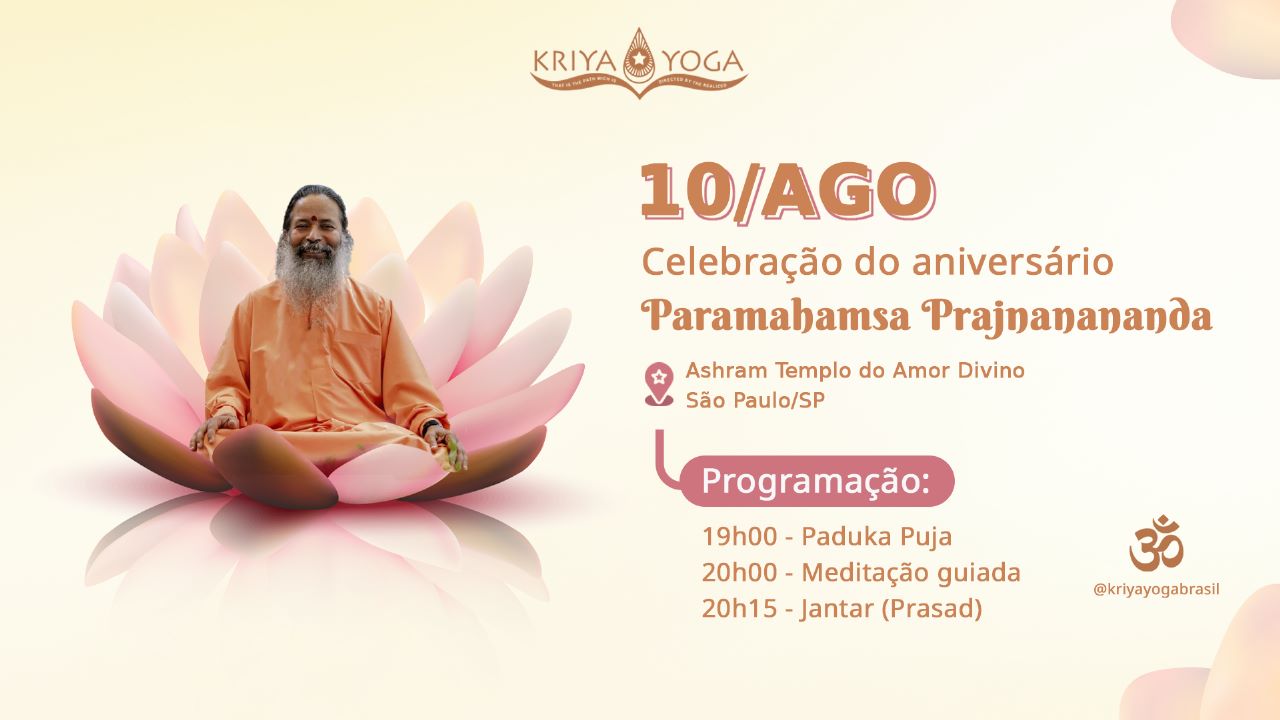 Celebração do Aniversário do Guruji – Instituto Kriya Yoga